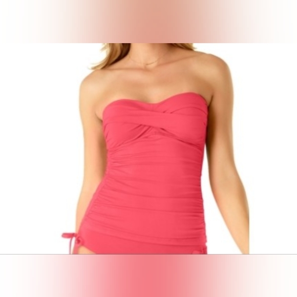 Anne Cole | Swim | Anne Cole Womens Stretch Sweetheart Neck Ruched ...